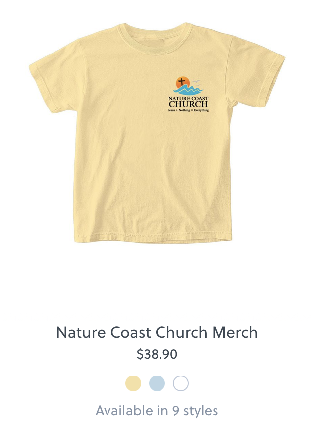 Merch Store | Nature Coast Church